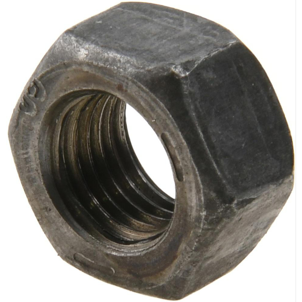 Value Collection - Hex Nut: 7/16-20, Grade 5 Steel, Bright/Uncoated ...