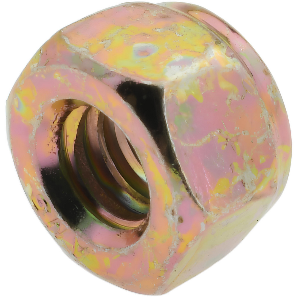 Value Collection - Hex Lock Nut: Insert Lock, Nylon Insert, 1/4-20 ...