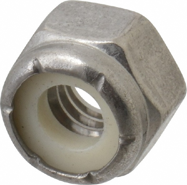 Value Collection - 1/4-20 UNC 316 Hex Lock Nut with Nylon Insert ...