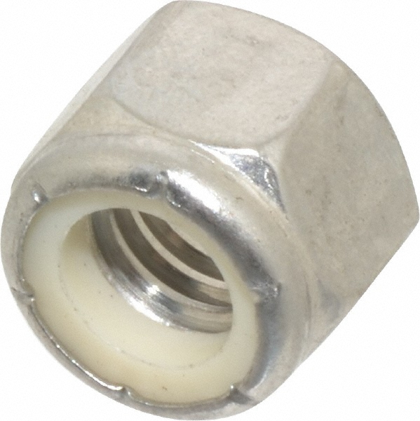 Value Collection - 3/8-16 UNC 316 Hex Lock Nut with Nylon Insert - 52594074 - MSC Industrial Supply