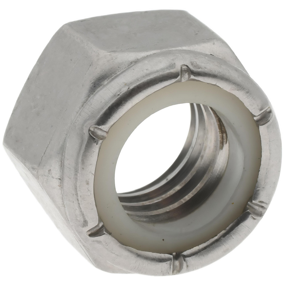 Value Collection - Hex Lock Nut: Insert Lock, Nylon Insert, 7/16-14 ...