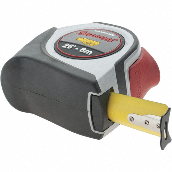 Starrett - 26' x 1-1/16" Yellow Blade Tape Measure - 52646668 - MSC ...