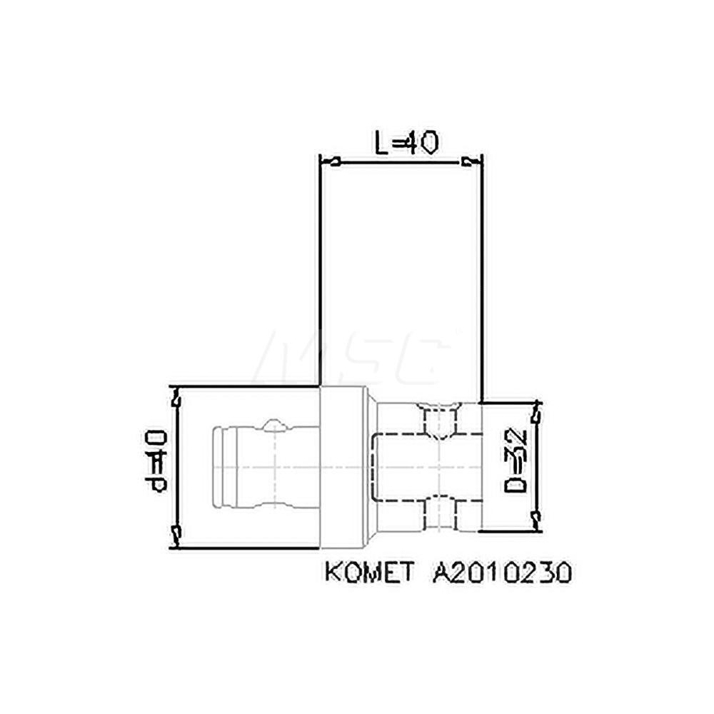 Komet - Modular Tool Holding System Adapter: | MSC Direct
