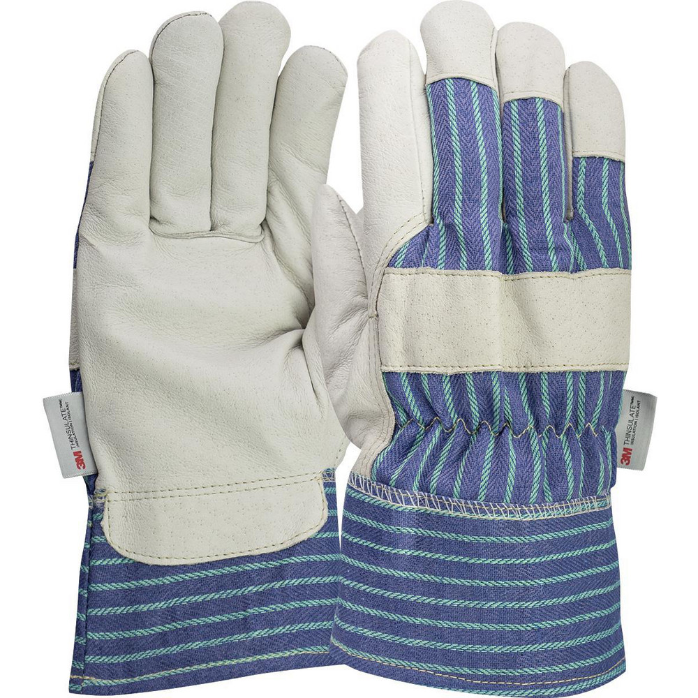 PIP - Work Gloves: PiP 78-3927, Size Medium, Thinsulate Lined, Pigskin ...