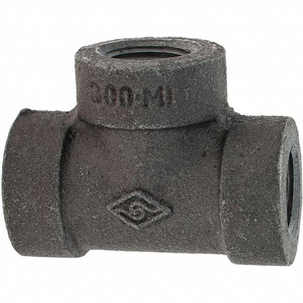 Value Collection - Black Pipe Fittings: Fitting Type: Tee; Fitting Size ...