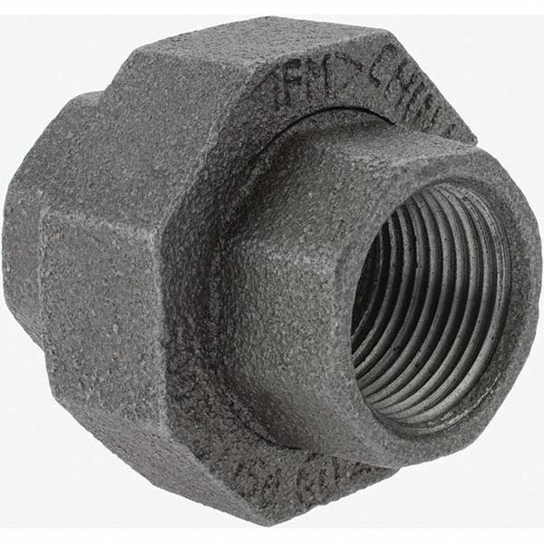 Value Collection - Black Union: 3/4", Threaded | MSC Direct