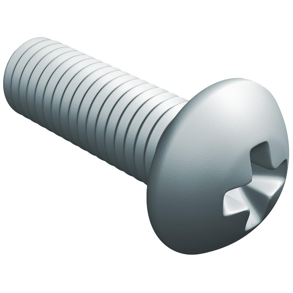 Value Collection - Machine Screw: #10-32, 3/8" Length Under Head, Round ...