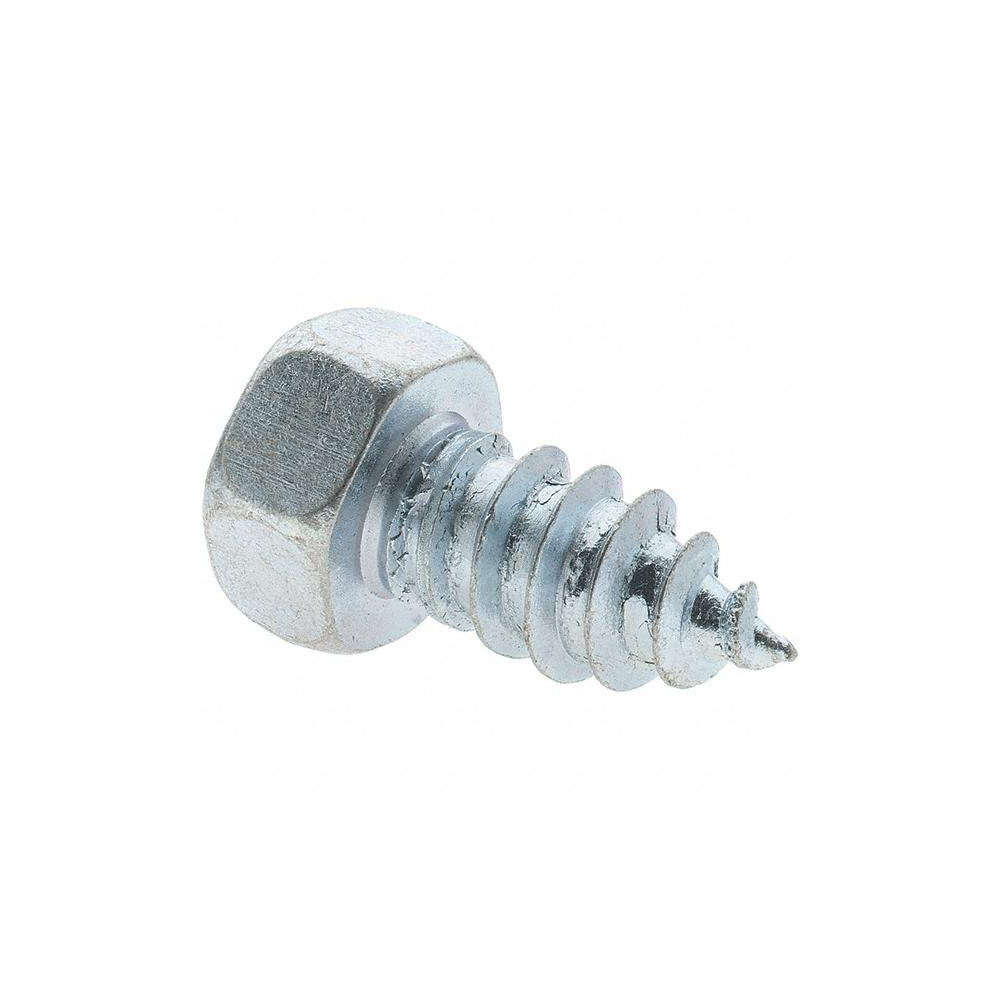 Value Collection - Sheet Metal Screw: 3/8, Hex Head, Hex Drive, 3/4 ...