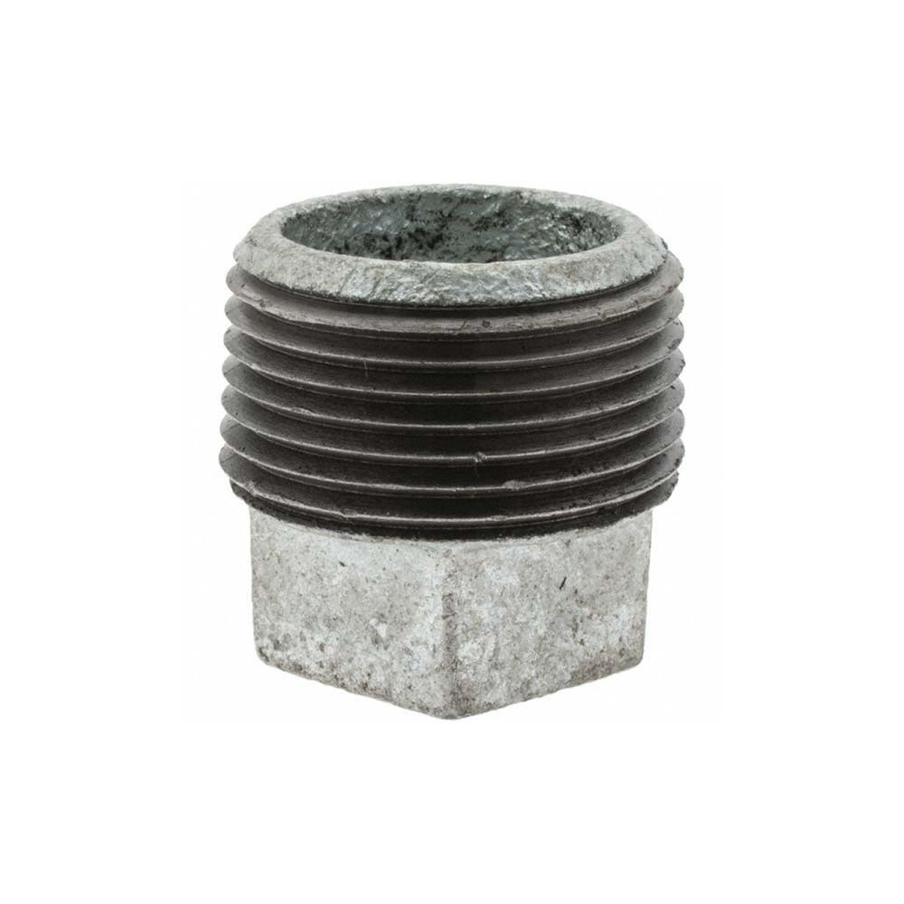 Value Collection - Malleable Iron Pipe Square Plug: 1" Fitting | MSC Direct