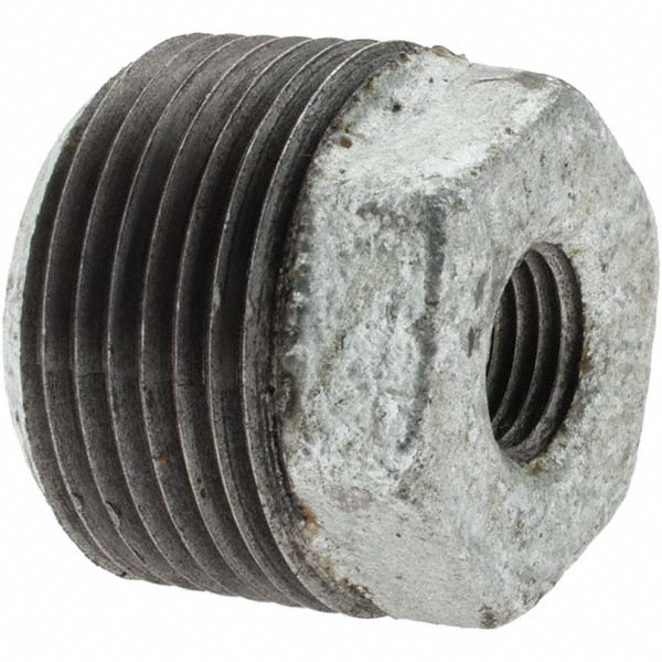 Value Collection - Malleable Iron Pipe Bushing: 1 x 1/4" Fitting | MSC ...