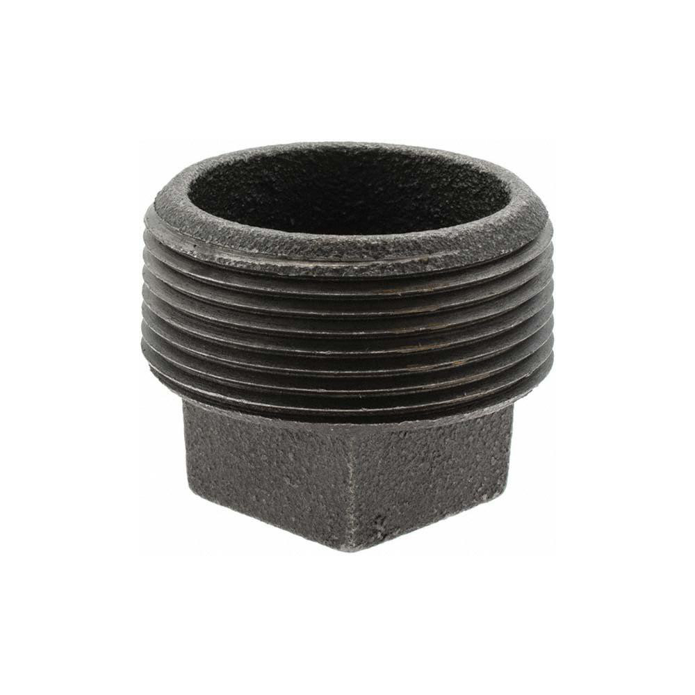 Value Collection - Black Square Plug: 1-1/2", Threaded | MSC Direct