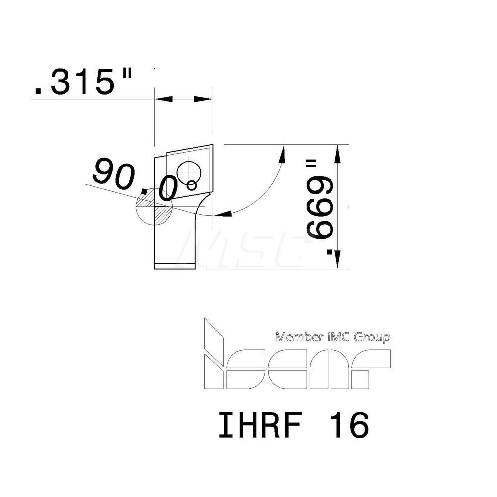 Iscar - Indexable Boring Cartridge: Series ItsBore, 0.7087" Min Dia ...