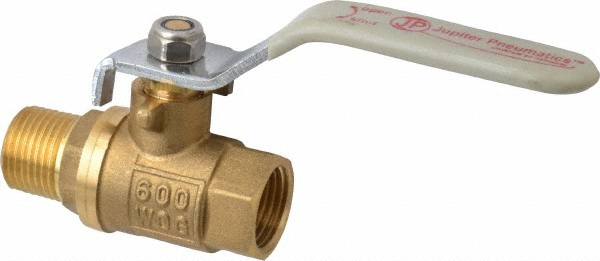 Value Collection - 3/8" Pipe, Full Port, Brass Full Port Ball Valve ...