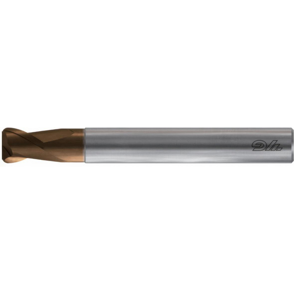 YG-1 - X1-EH Corner Radius End Mill: 2.50 mm Dia, 4.00 mm LOC, 0.1 mm ...
