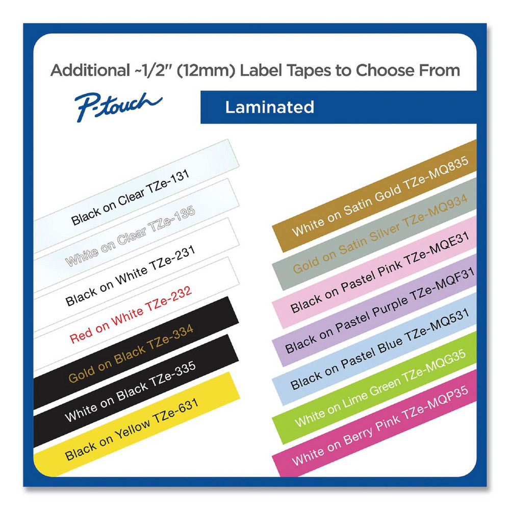 Brother - Labels, Ribbons & Tapes: Standard Adhesive Laminated Labeling ...