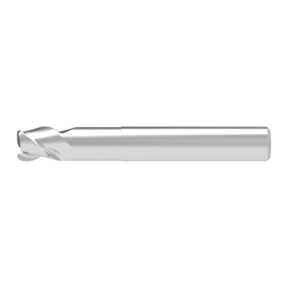 WNT - Corner Radius End Mill: 6.00 mm Dia, 7.00 mm LOC, 0.40 mm Radius ...