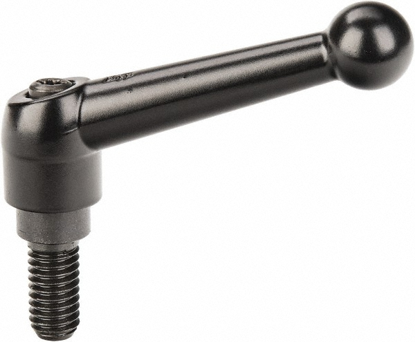 KIPP - Adjustable Clamping Handle: Adjustable, 3/8-16 Thread, Die Cast ...