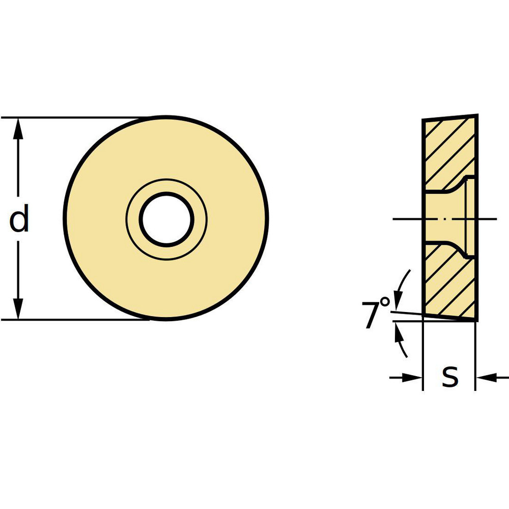 Walter - Turning Insert: RCMT0803M0-FM4 WSM10S, Carbide | MSC Direct