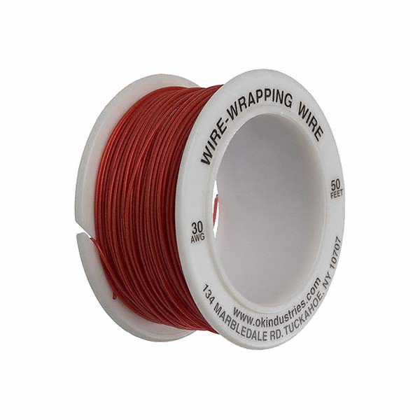 OK Industries - 30 AWG, 1 Strand, 15.2 m OAL, Copper Hook Up Wire | MSC ...