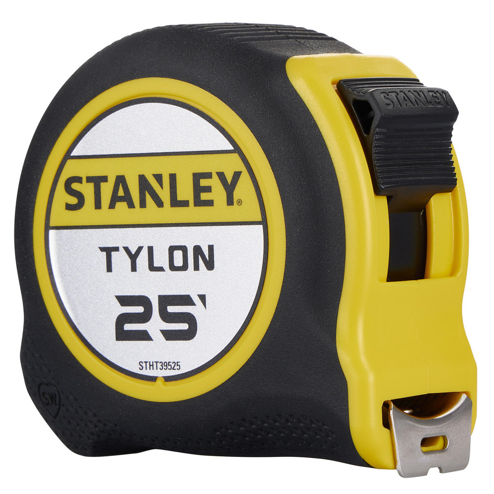 Stanley - Tape Measures: Length Ft.: 25.000; Graduation (Inch): 1/16 ...