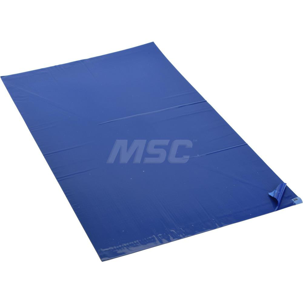 PRO-SAFE - Clean Room Mat: Tacky Sheets, 26" Wide, 45" Long | MSC Direct