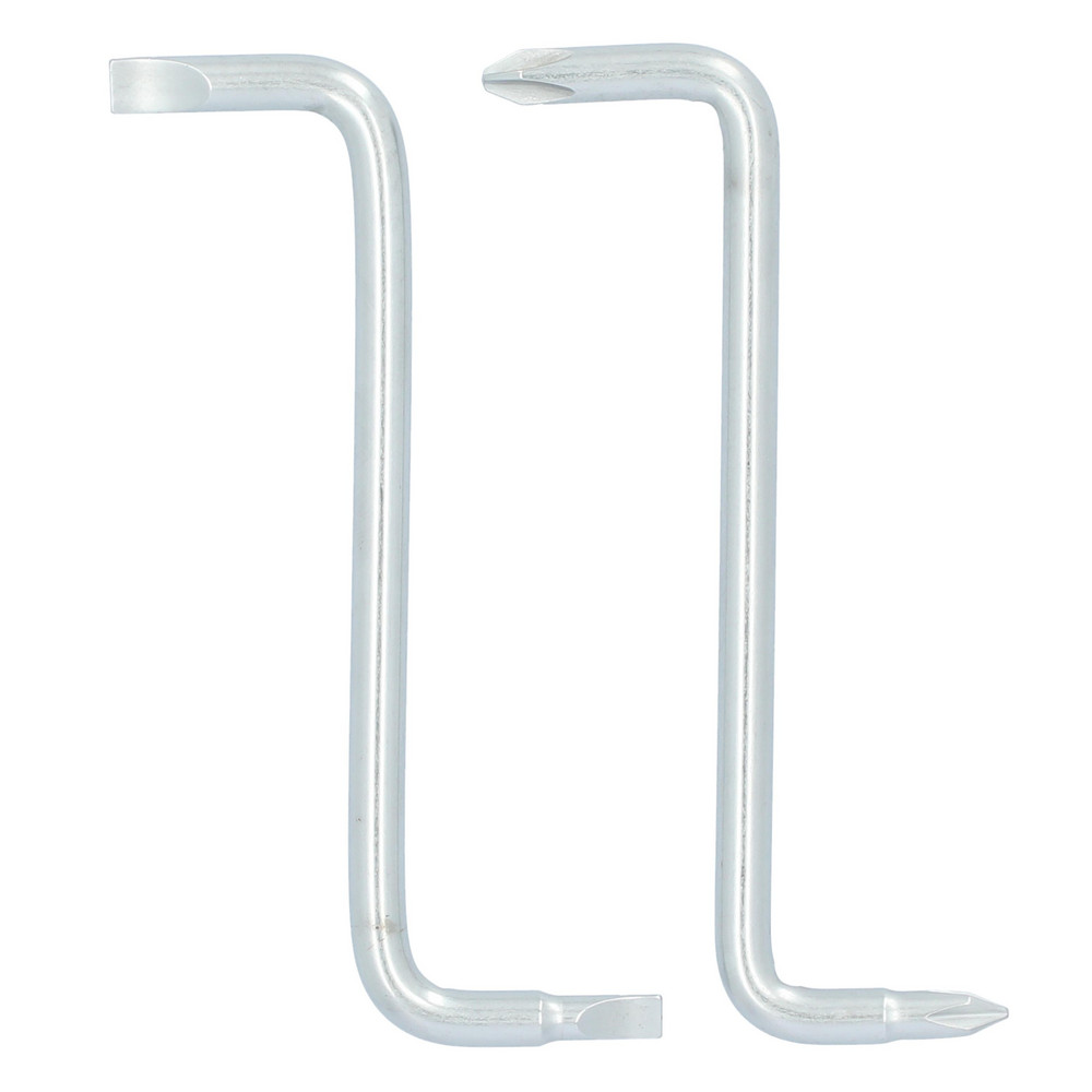 Stanley - Offset Screwdrivers: Point Size: #2; Tip Type: Slotted ...