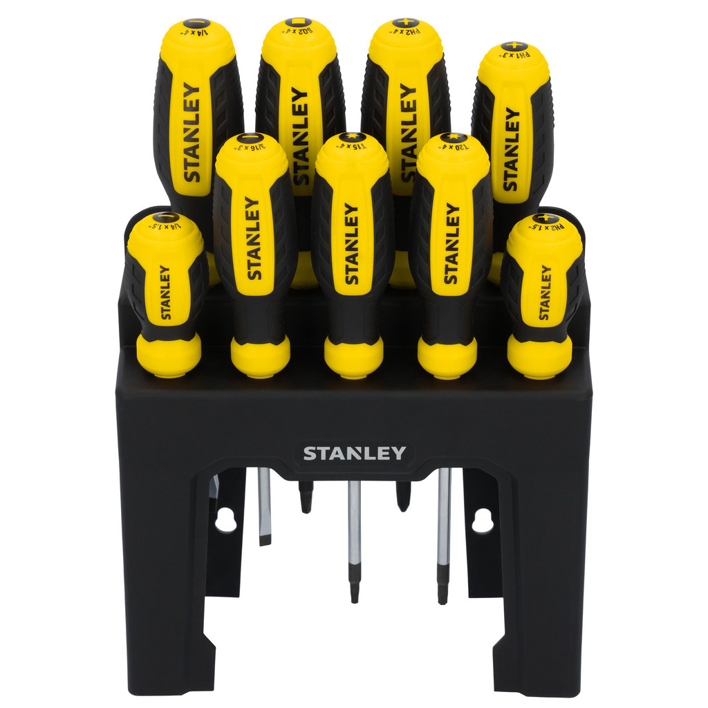 Stanley - Screwdriver Sets: Screwdriver Types Included: Slotted, Torx ...