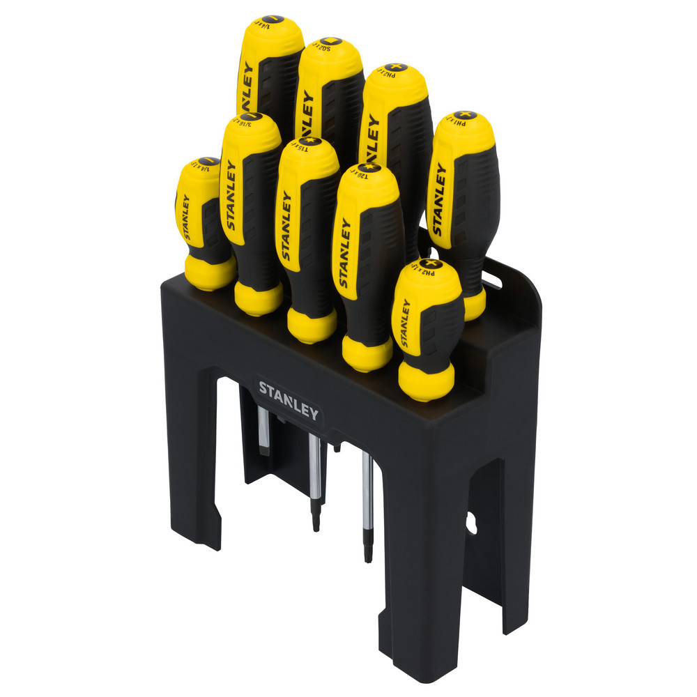 Stanley - Screwdriver Sets: Screwdriver Types Included: Slotted, Torx ...