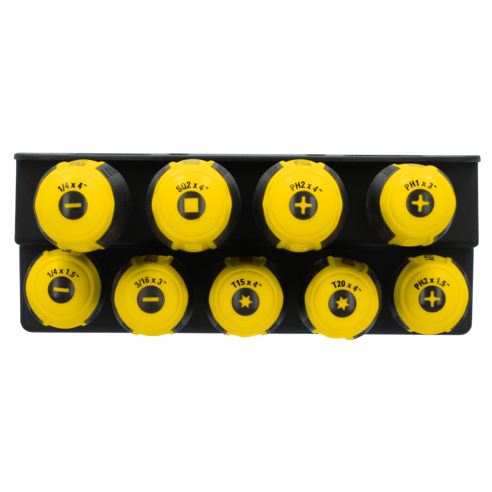 Stanley - Screwdriver Sets: Screwdriver Types Included: Slotted, Torx ...