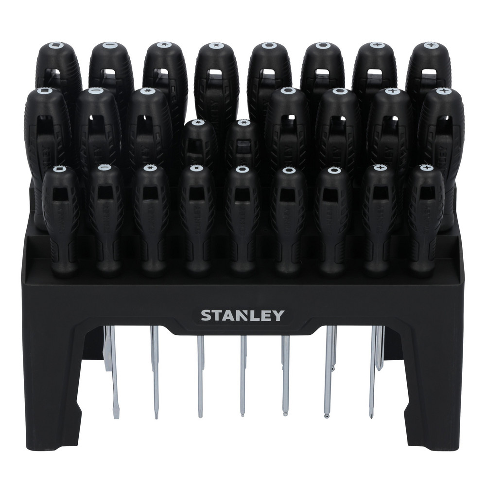 Stanley - Screwdriver Sets: Screwdriver Types Included: Slotted, Torx ...
