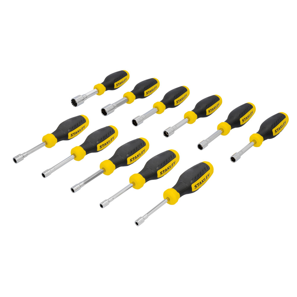 Stanley - Nut Driver Sets: Drive Size: 9/16, 7/16, 1/2, 3/16, 1/4, 5/16 ...