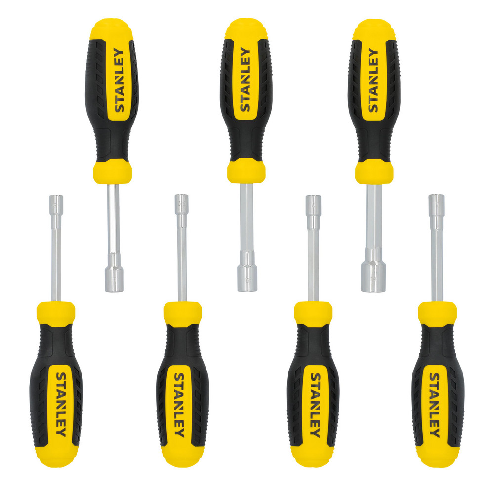 Stanley - Nut Driver Sets: Drive Size: 5mm to 13mm; Handle Type ...