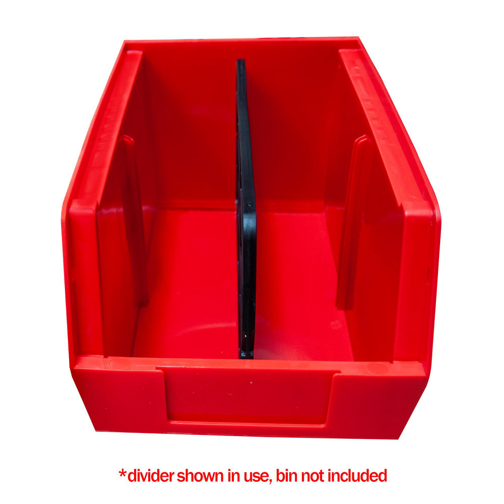 Durham - Bin Divider: Use with PB30240 & PB30250, Black | MSC Direct