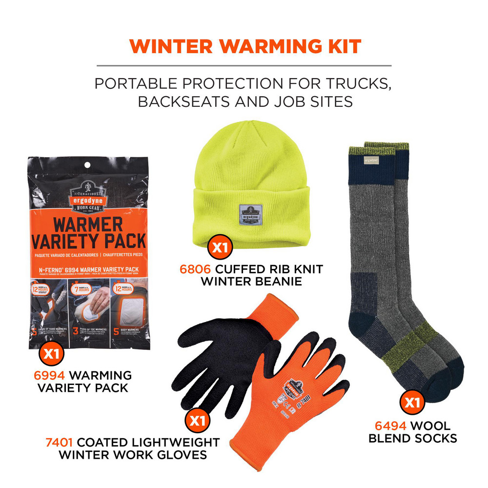 Ergodyne - Winter Warm Up Kit: 4 Components | MSC Direct