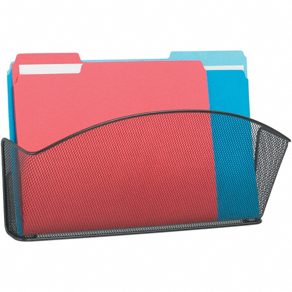 Safco - 15" Wide x 3" Deep x 9" High, 1 Compartment, Steel Wall File ...