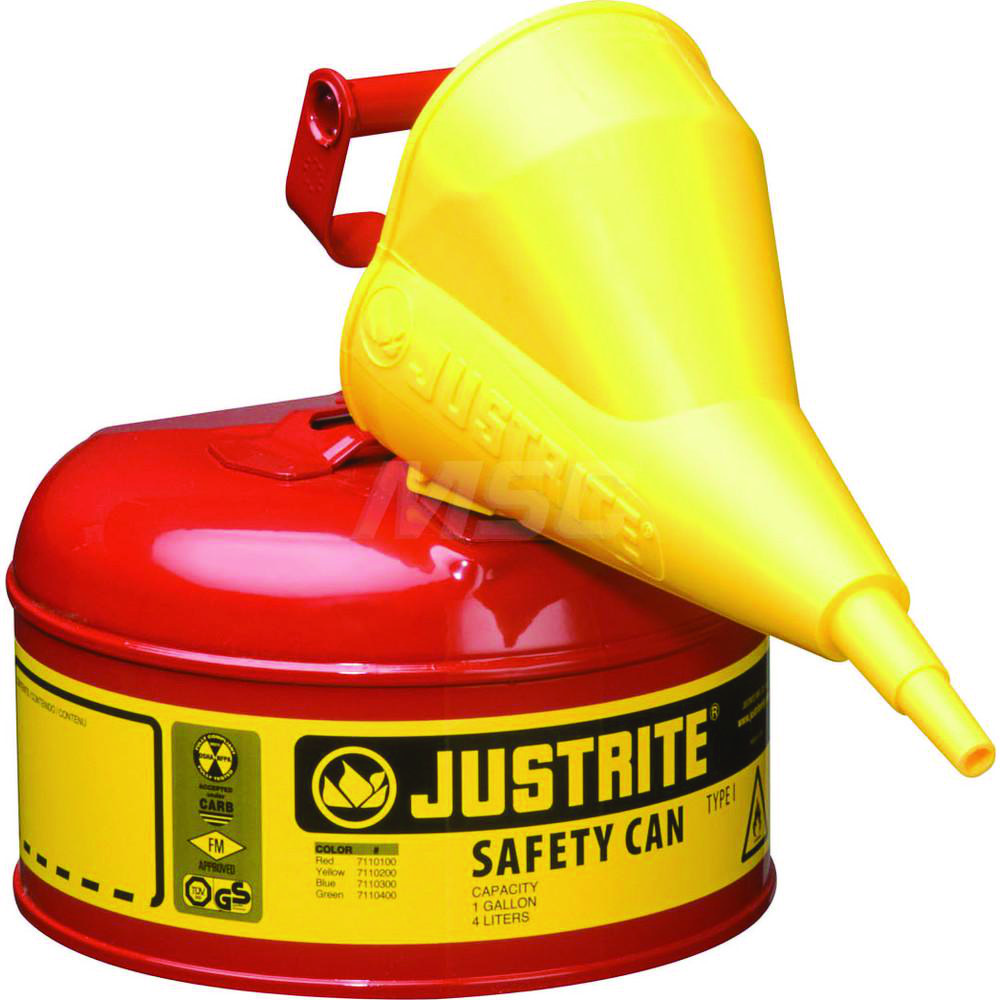 Justrite® - Safety Can: 1 gal, Steel | MSC Direct
