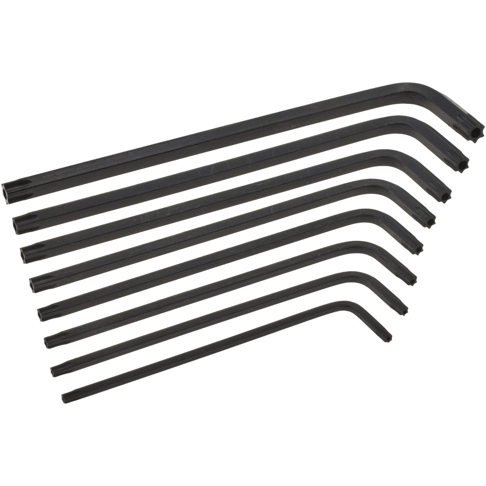 Paramount - Torx Key Set: 8 Pc, L-Key Handle, TR9 to T40 | MSC Direct