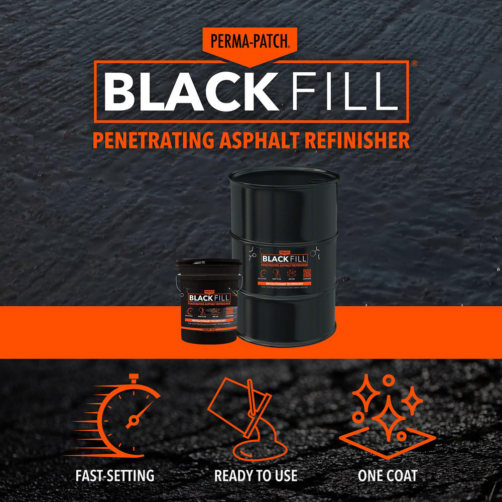 Perma-Patch - Drywall & Hard Surface Compounds: Product Type: Asphalt Patch; Color: Black ...