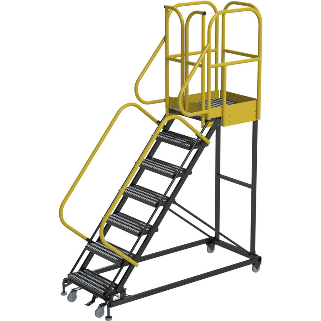 Ballymore - Steel Locking Rolling Ladder: Type Type IAA, 70" Platform ...