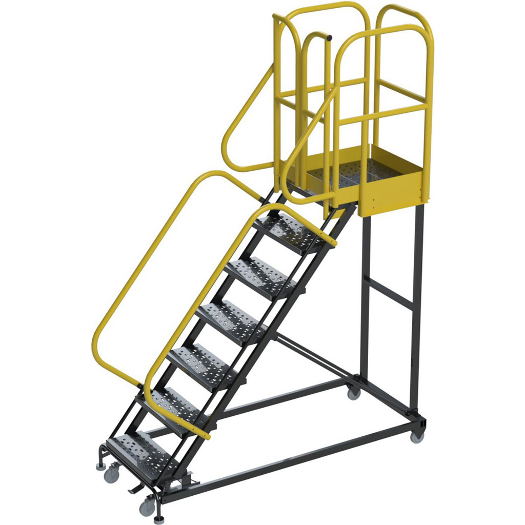 Ballymore - Steel Locking Rolling Ladder: Type Type IAA, 70" Platform ...