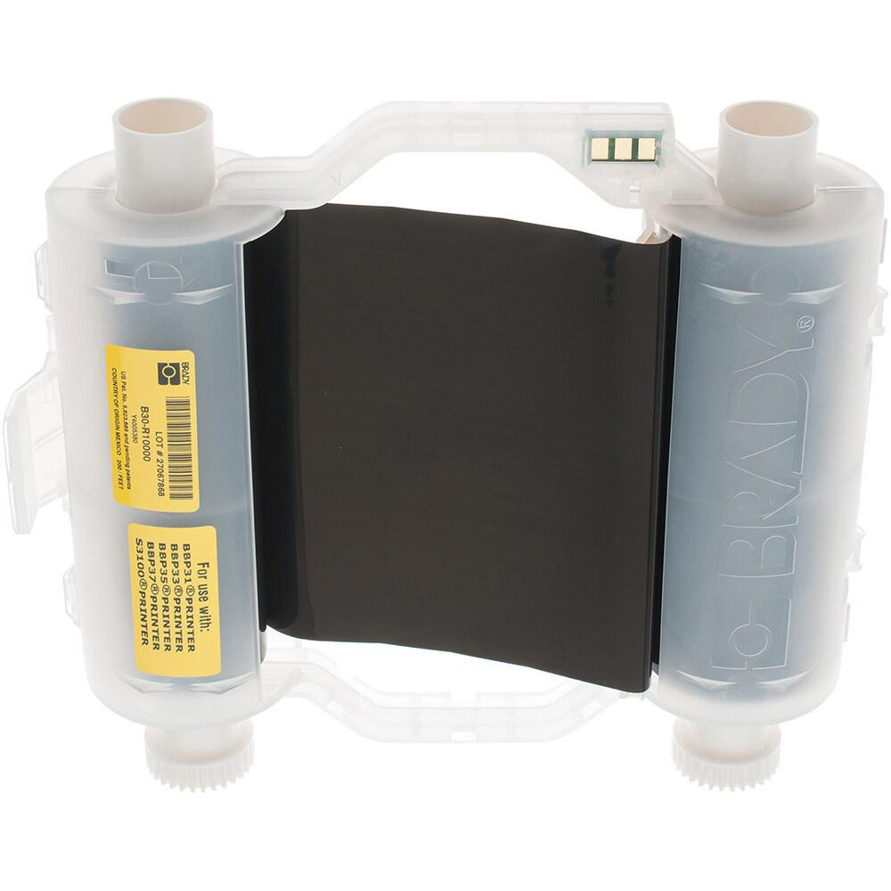 Brady - Printer Ribbon: 4.33" Wide, 200' Long, Black, Resin | MSC Direct