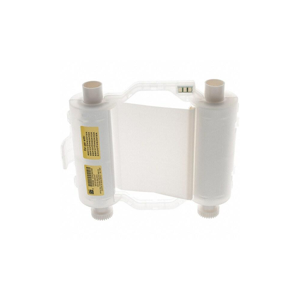 Brady - Printer Ribbon: 4.33" Wide, 200' Long, White, Resin | MSC Direct