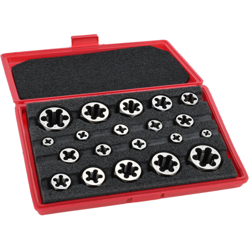 Cle-Line - 1/4-20 to 1-14 UNC, UNF, Hex Die Set | MSC Direct