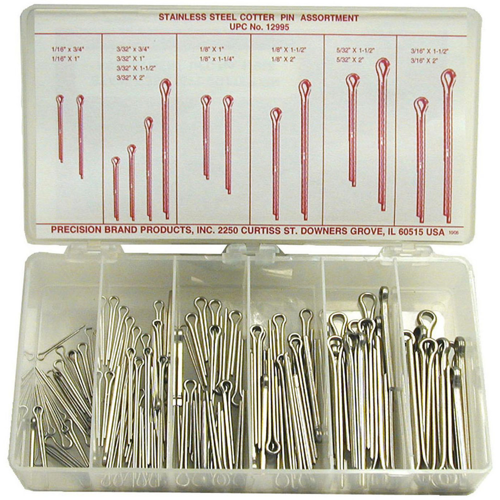 Precision Brand - Pin & Clip Assortments: Cotter Pins, Stainless Steel ...