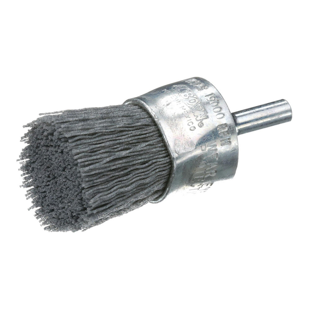 Osborn - End Brushes: 1" Dia, Nylon, Crimped Wire | MSC Direct