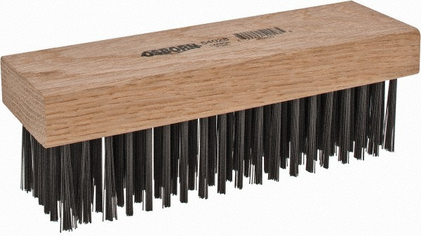Osborn - Scratch Brush: 6 Row, 19 Column, Steel | MSC Direct