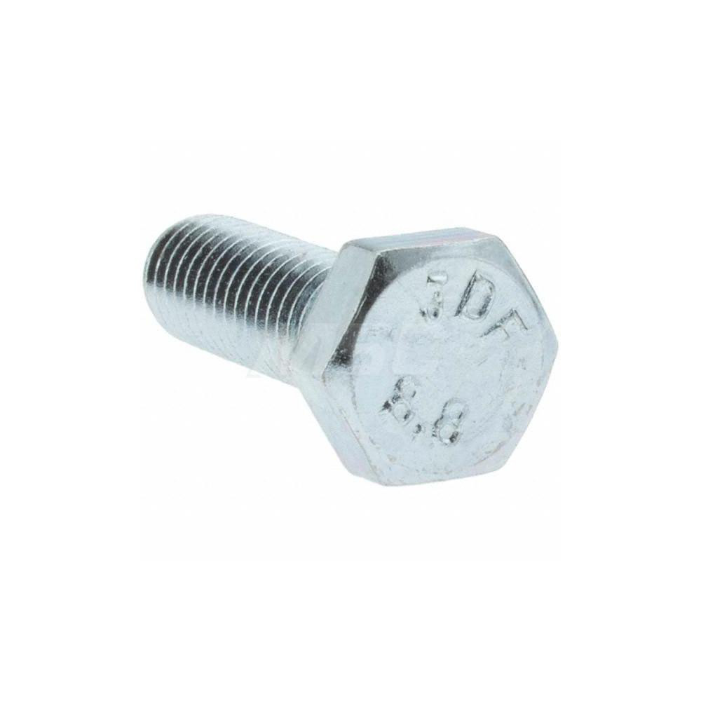 Value Collection - Hex Head Cap Screw: M8x1.25, 25.00 mm Length Under ...