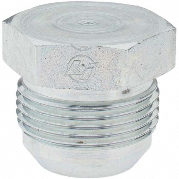 Brennan - Steel Flared Tube Plug: 1" OD, 1-5/16-12 Thread, 37 deg ...