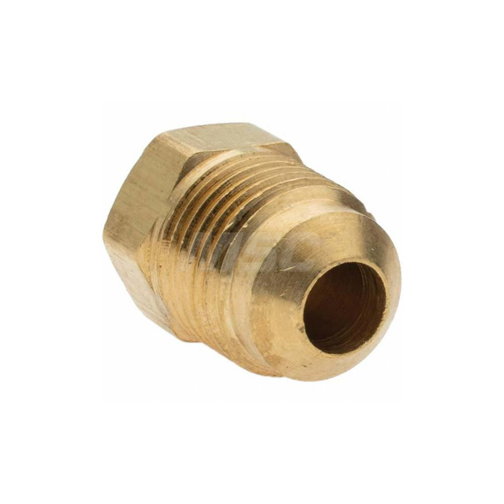 Parker - Brass Flared Tube Plug: 3/8" OD, 5/8-18 Thread, 45 deg Flared ...