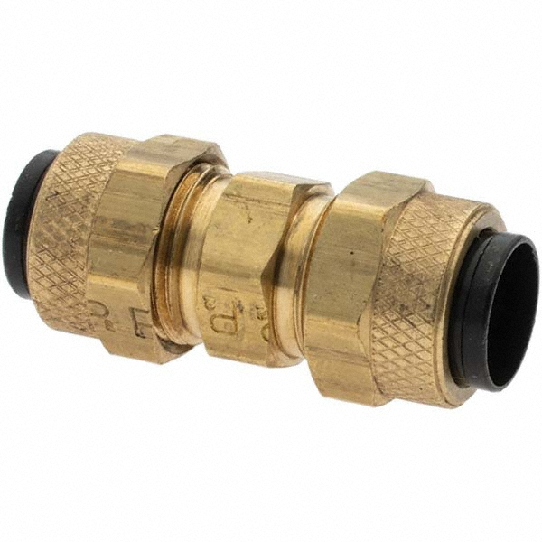 Parker - Compression Tube Union: 3/8" Tube OD, Compression x ...